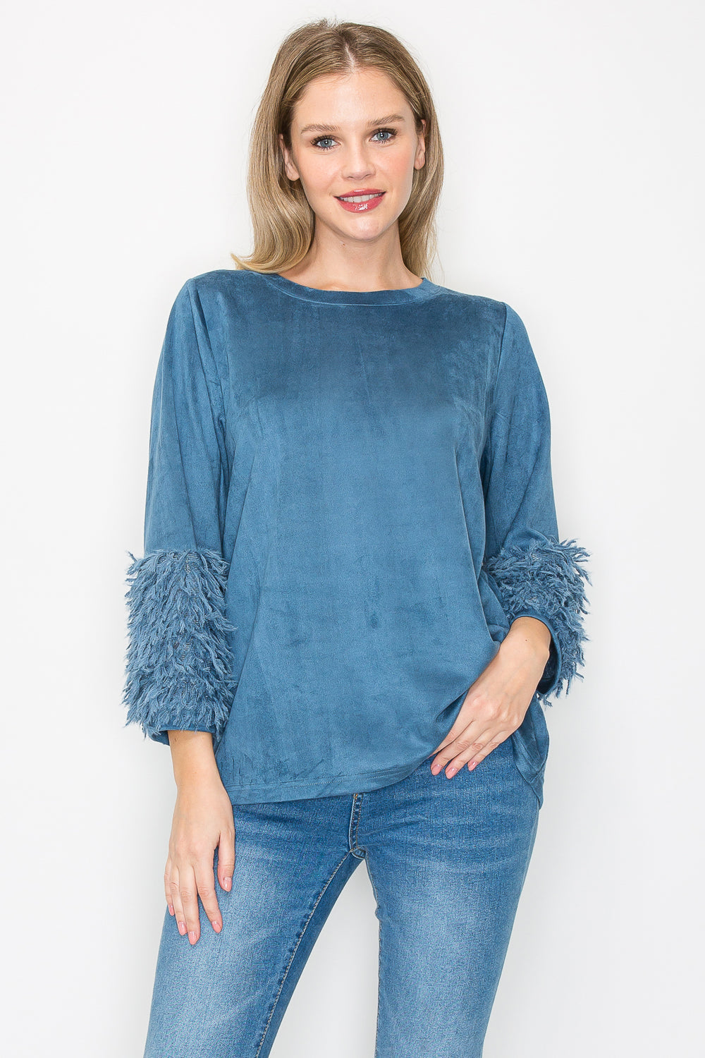 Alice Stretch Suede with Fur